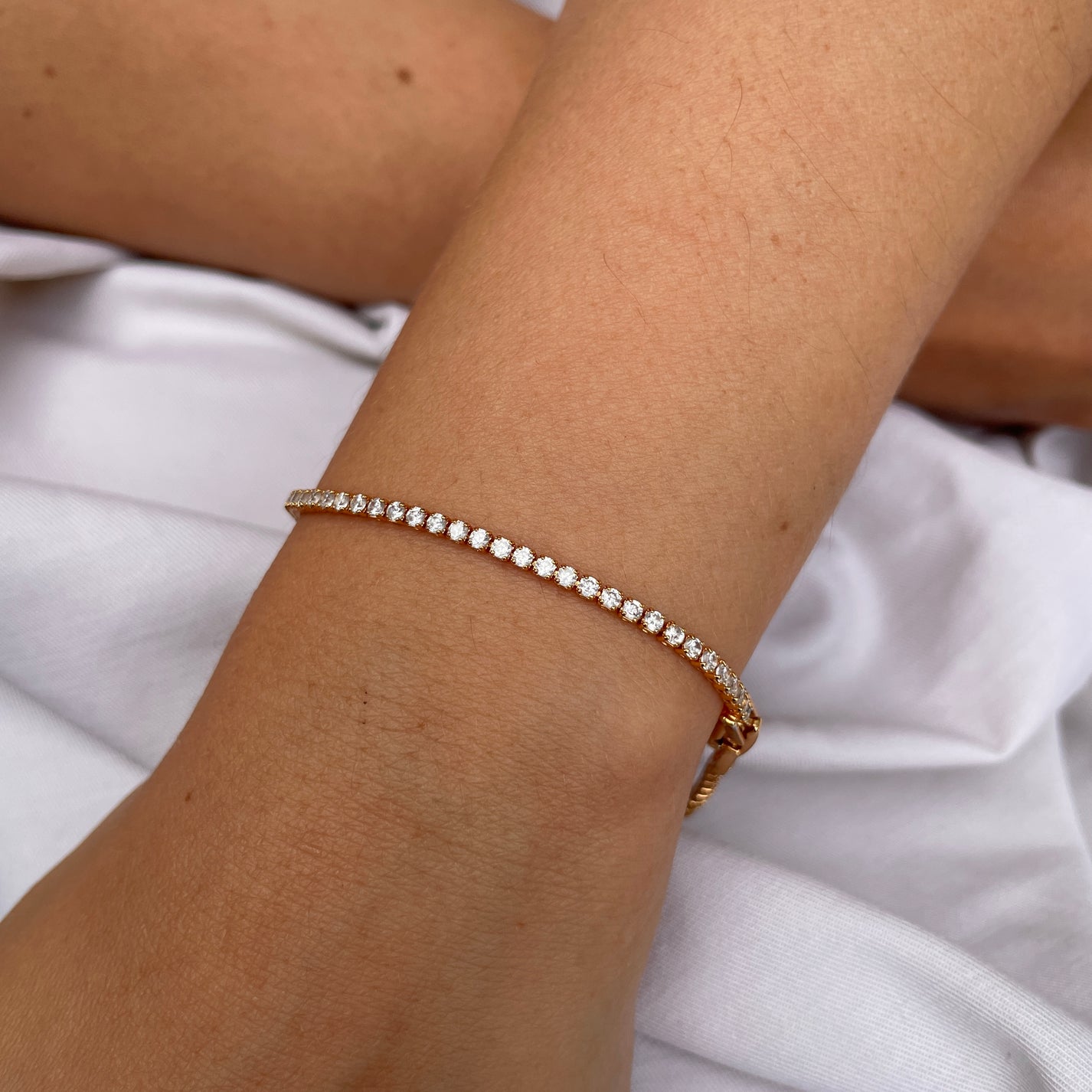 Sabrina Tennis Bracelet – The Fold Jewelry
